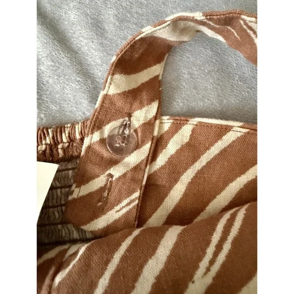 a new day | Tops | A New Day Crop Top Women Small Brown New Zebra Print ...